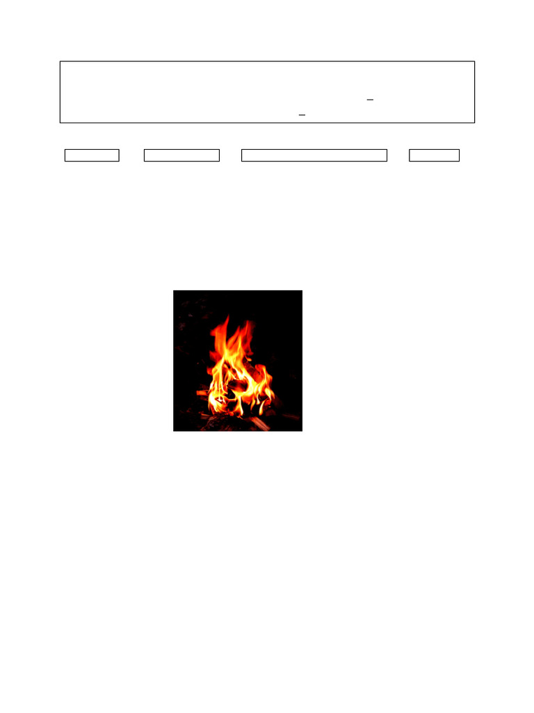 Science - Ch-5 Combustion and Flame Notes (VIII) | PDF | Combustion | Fires