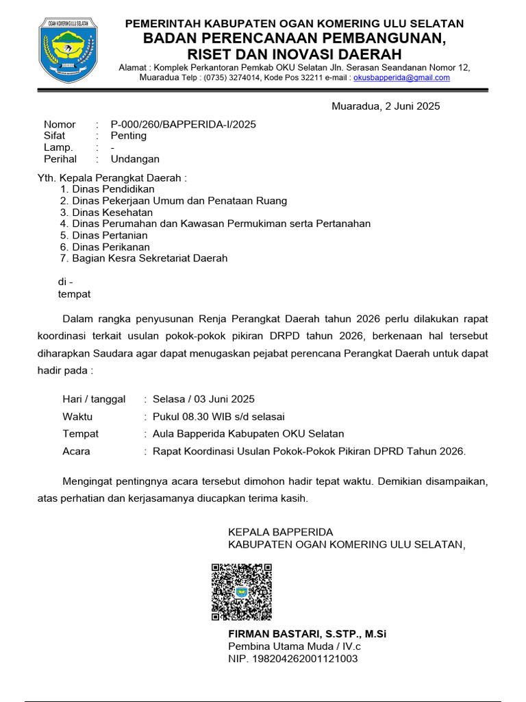 20250602152122surat Undangan Rakor Pokir DPRD Tahun 2026 - Preview | PDF