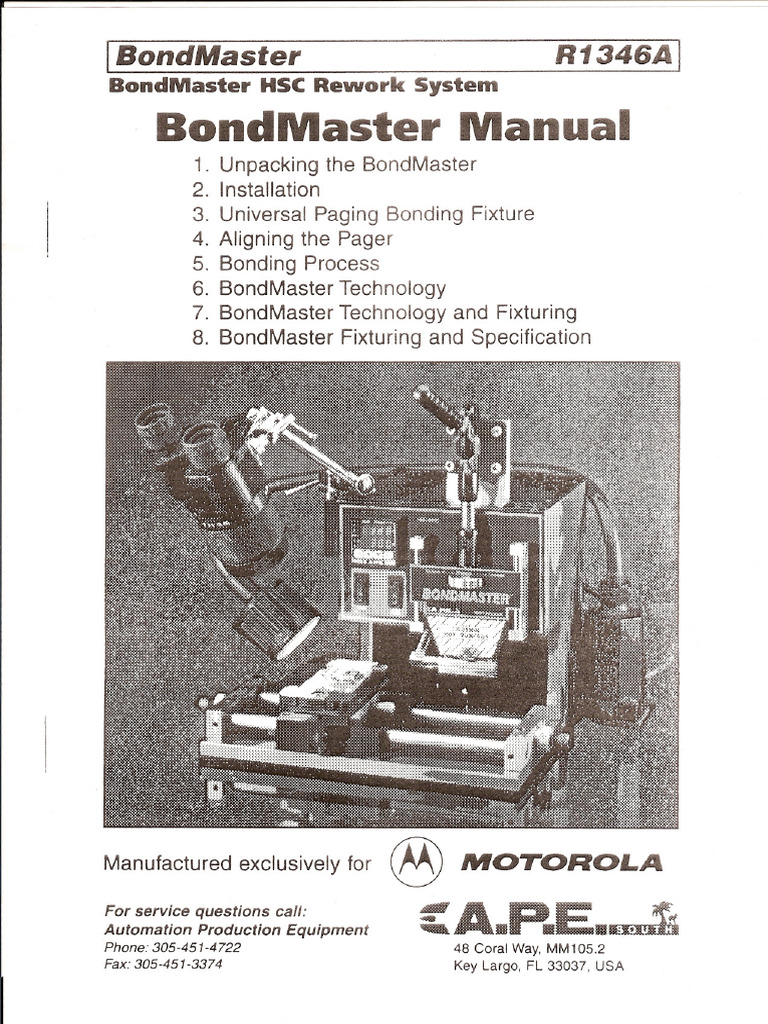Motorola PRO ENCORE User Manual | PDF | Electrical Conductor | Epoxy