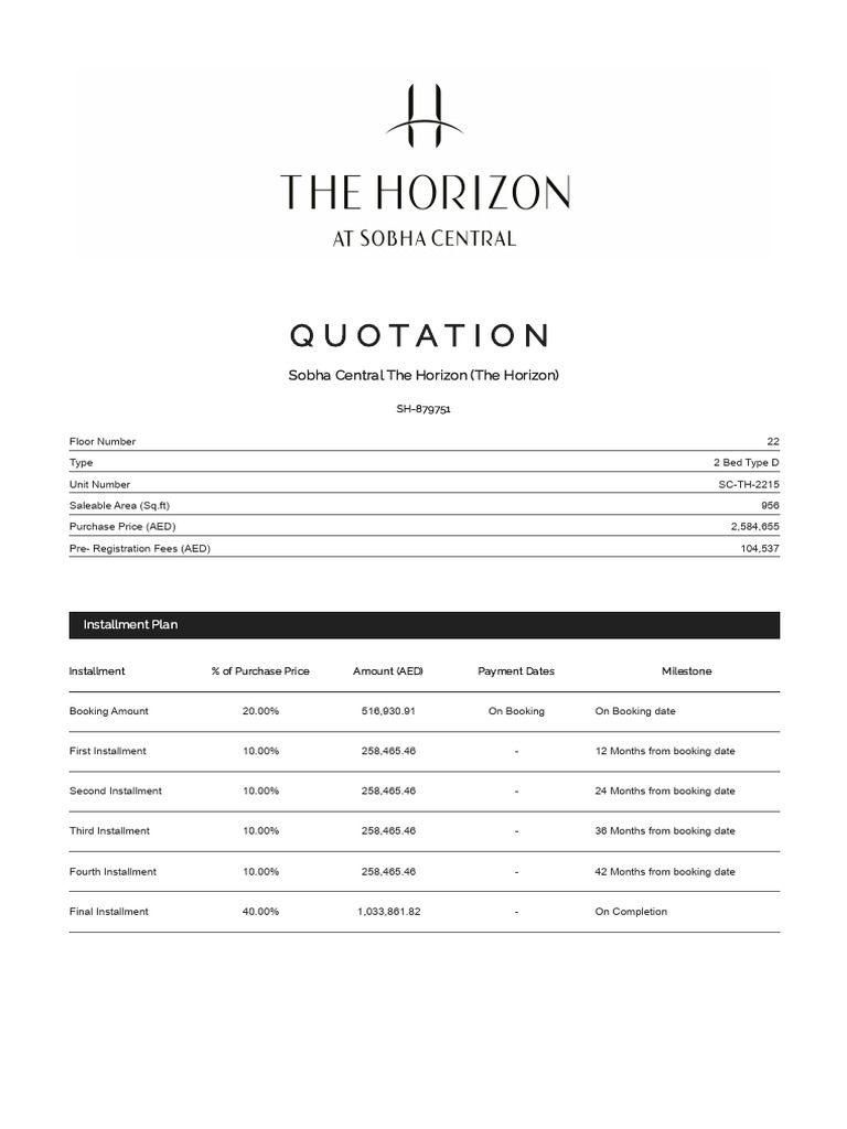 Horizon - Central - 2bed | PDF