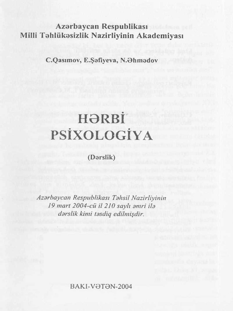 Herbi Psixologiya | PDF