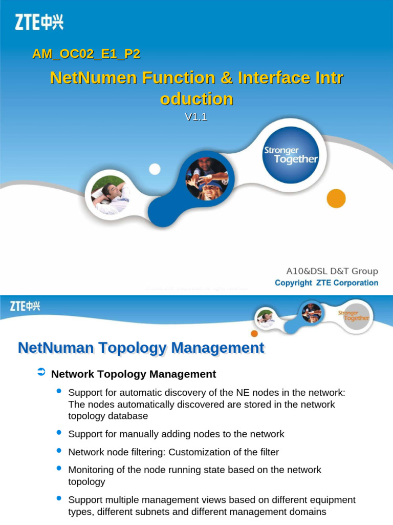 AM_OC02_E1_P2 NetNumen Function & Interface Introduction V1.1 41p | PDF | Network Topology ...