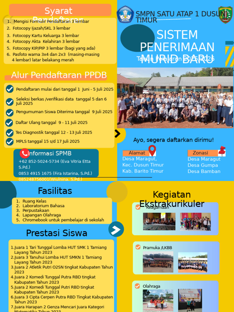 Brosur Pendaftaran SPMB 2025 | PDF