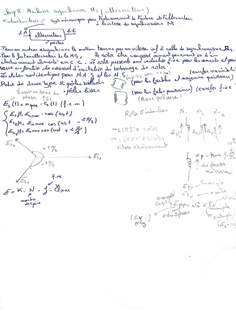 Machine Synchrone 29-11-2024 16.17 | PDF