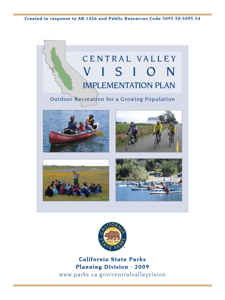 DPR Central Valley Vision Implementation 2009 | PDF | Central Valley ...