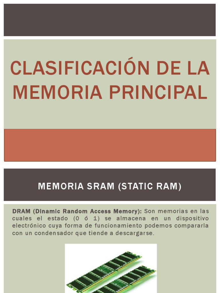 Dram y Sram | PDF | Memoria dinámica de acceso aleatorio | Almacenamiento de datos de la computadora