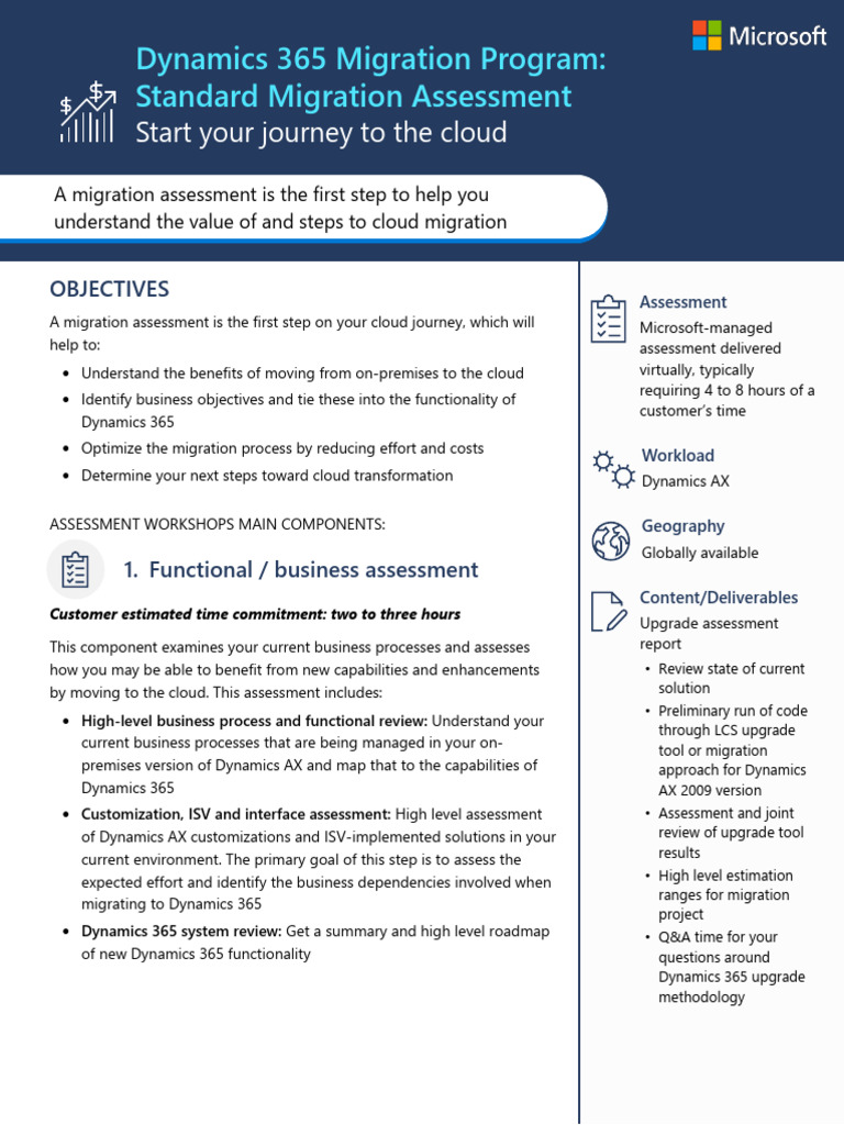 Dynamics 365 Migration Program - Dynamics AX SMA Handout | PDF | Cloud Computing | Enterprise ...
