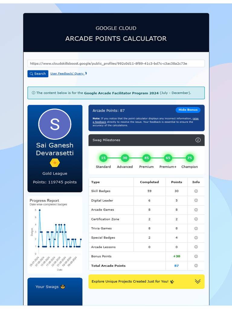 Google Arcade Points Calculator | PDF | Cloud Computing | Artificial ...
