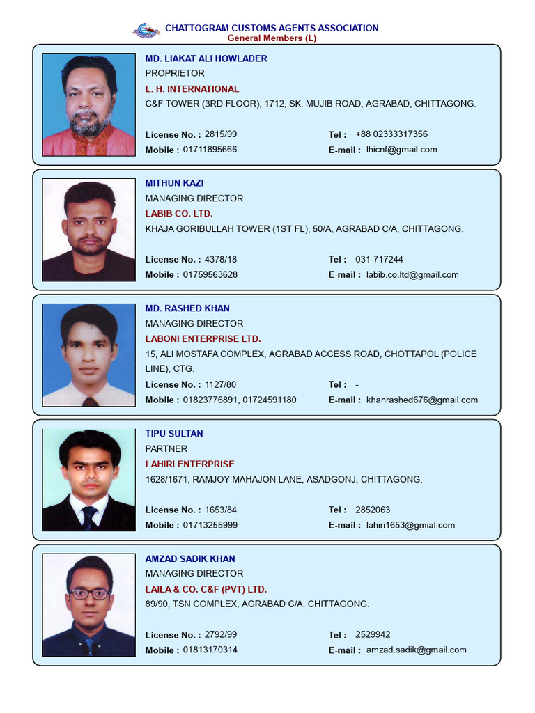 Chattogram Customs Agents Association-20 | PDF | Bangladesh