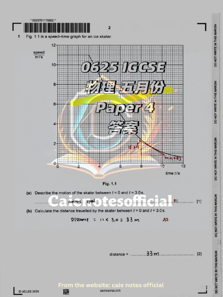 0625 - S25 - Qp42 (Solved) - Caienotesofficial | PDF