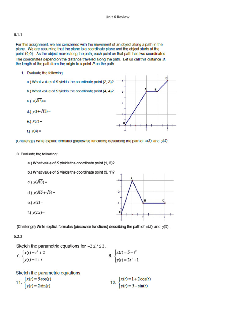 Unit 6 Review Summary and Insights | PDF