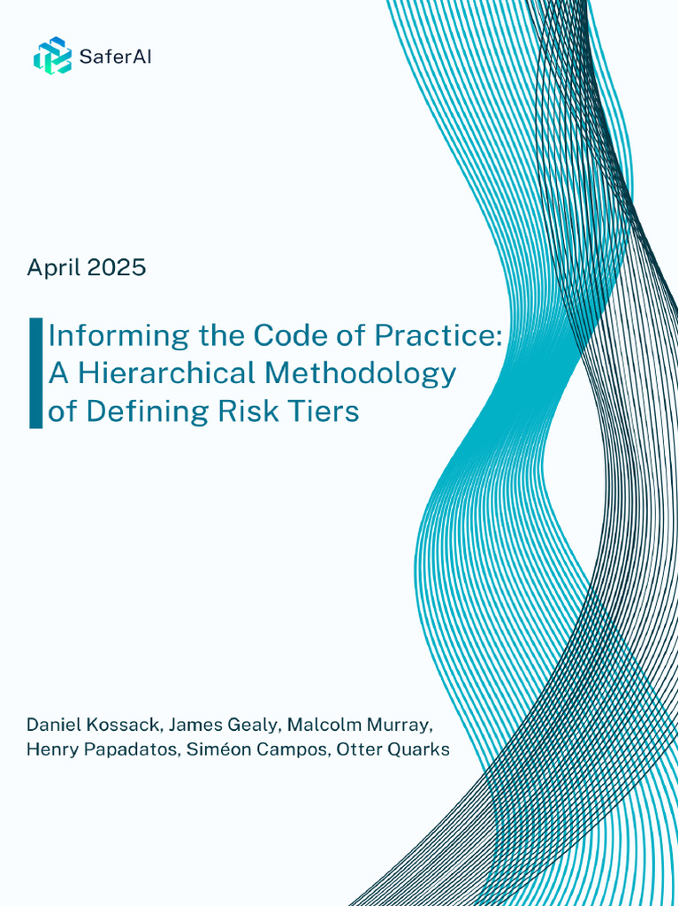 A Hierarchical Methodology of Defining Risk Tiers 1744712313 | PDF ...
