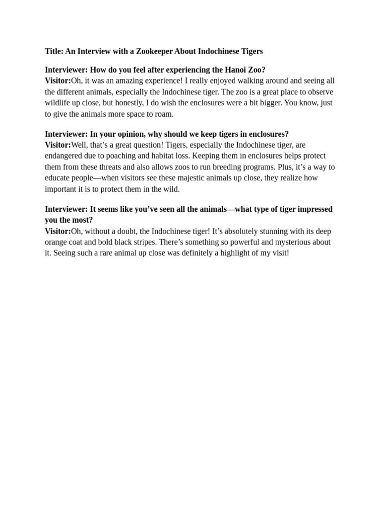 Tigers | PDF