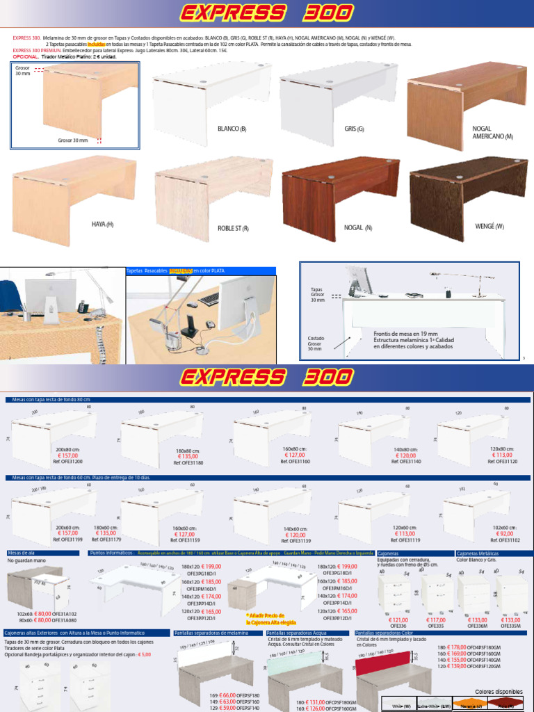 Catálogo Mesas | PDF | Arco iris