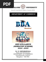 BDA Syllabus SEP | PDF | University And College Admission | Thesis