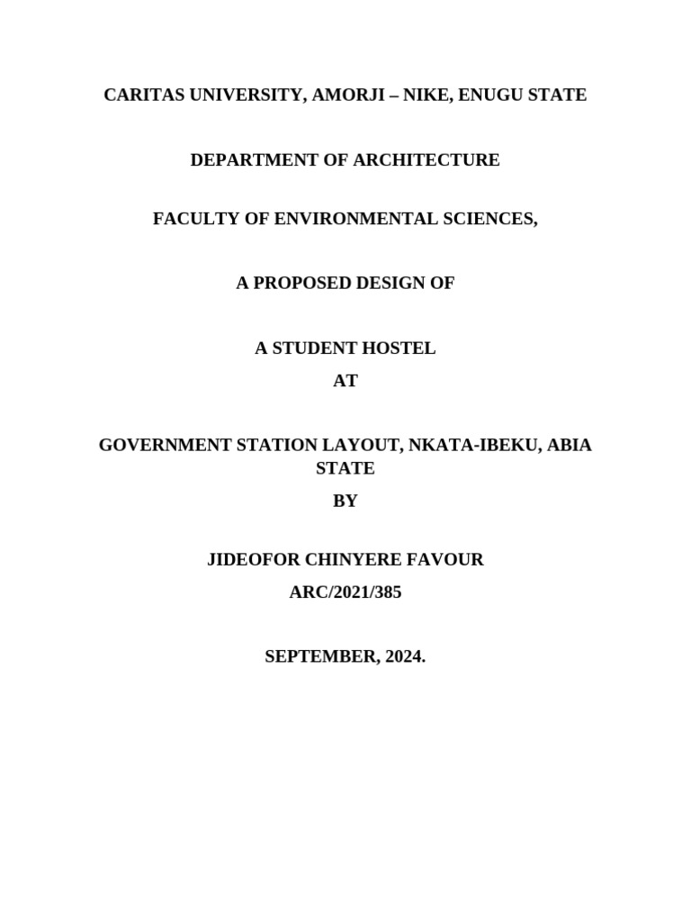 Student Hostel Design Proposal | PDF | Dormitory | Sustainability