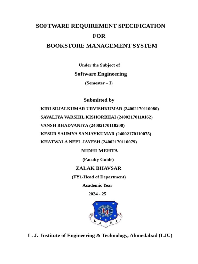 Bookstore Management System S.R.S. | PDF | Command Line Interface ...