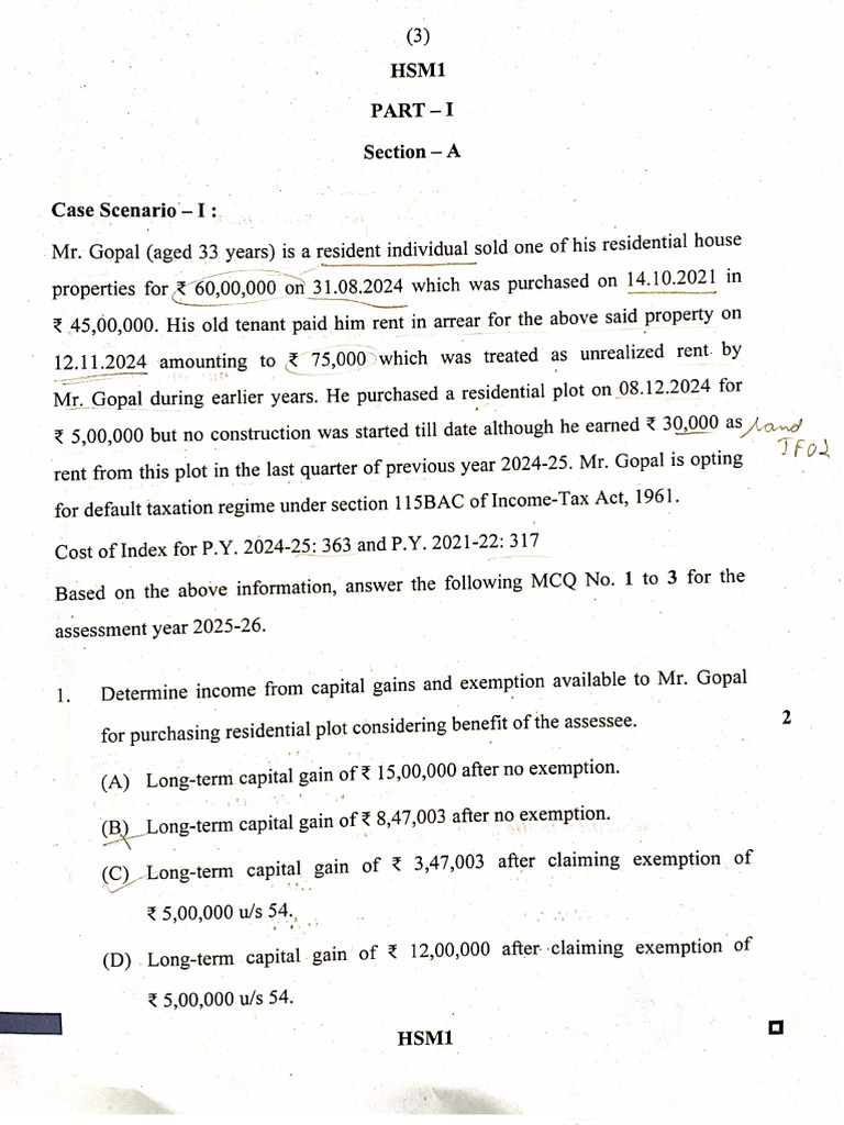 Tax Paper - May 2025 | PDF