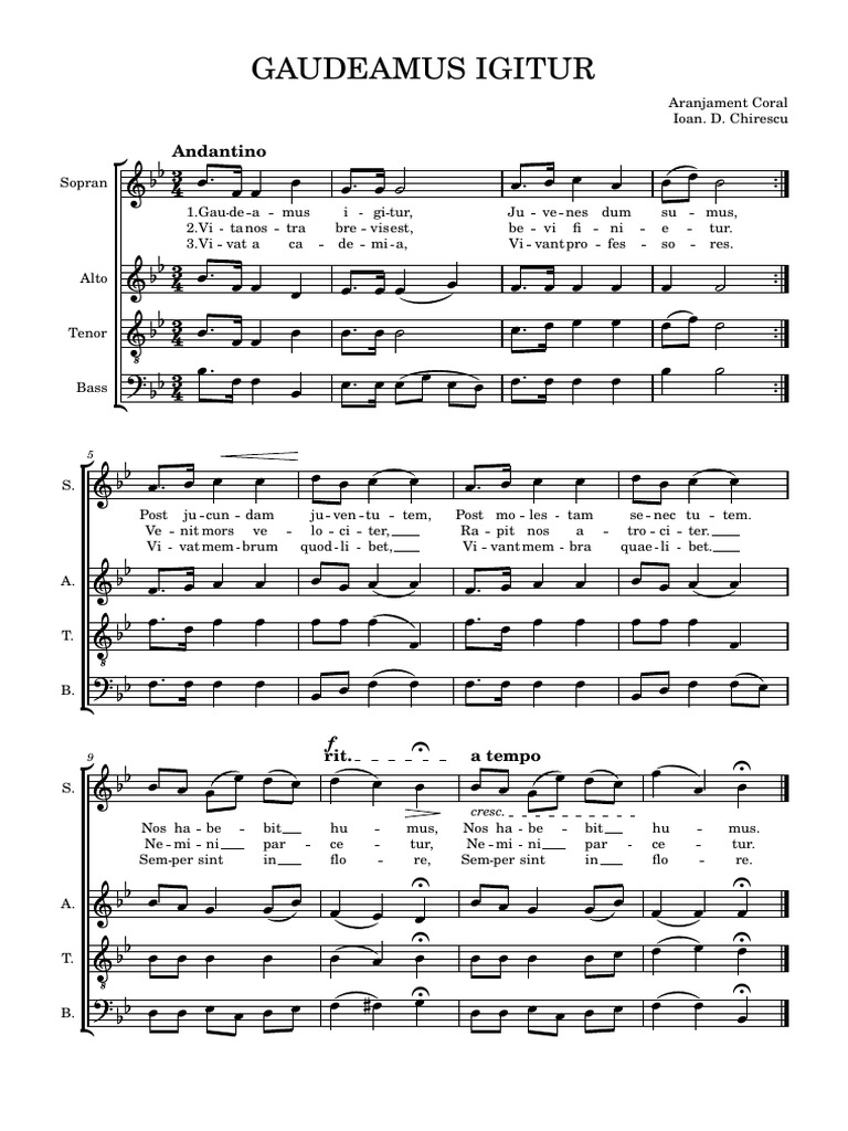 Gaudeamus | PDF