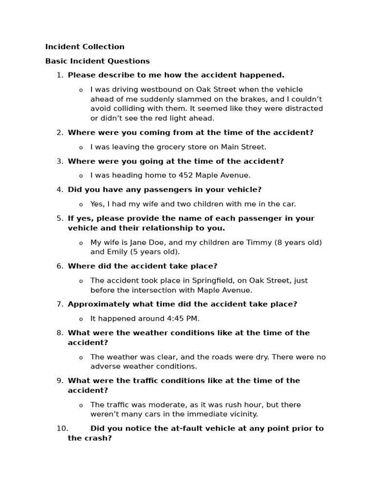 MVA - Sample - John Michael Smith | PDF | Pain | Traffic Collision