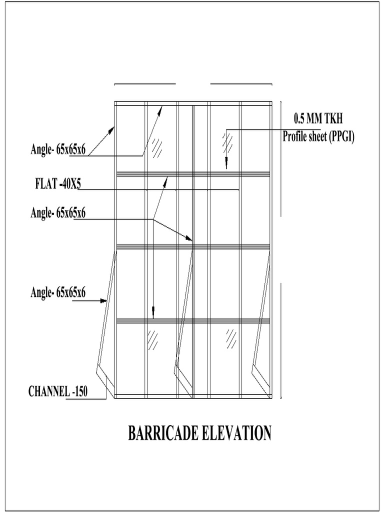 Barricade Drawing | PDF