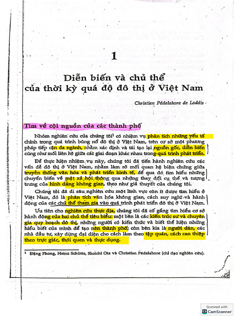 2024.dienbien Va Chu The Do Thi VN Thoi Ky Qua Do. C.loddis | PDF