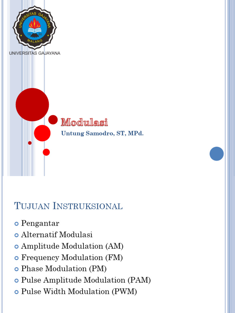 Panduan Modulasi Sinyal Elektromagnetik | PDF