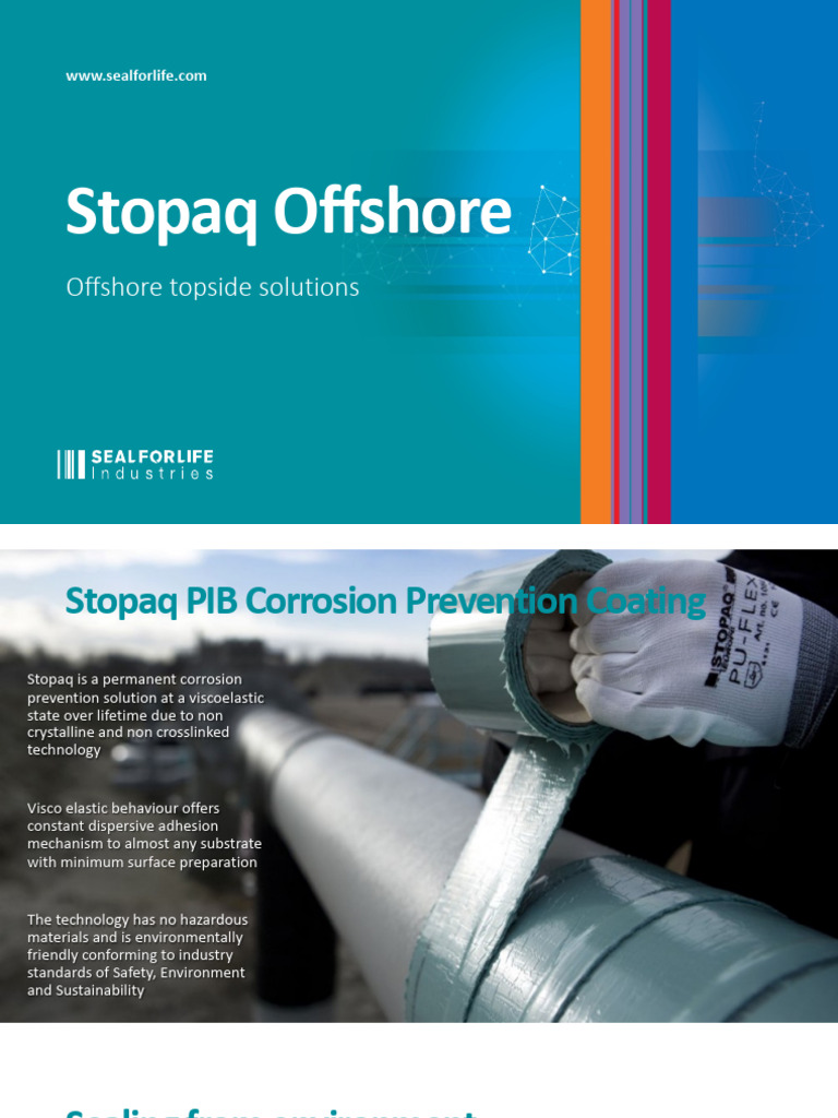 Stopaq Offshore Platforms | PDF | Corrosion | Coating