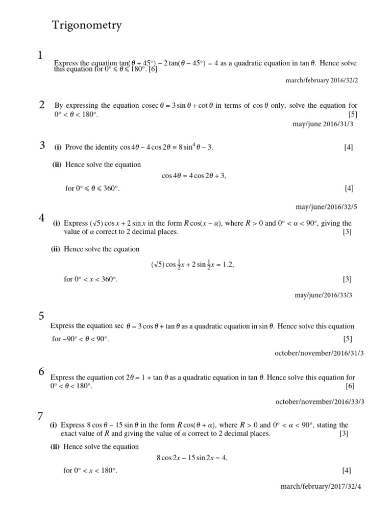 Chap 3 Trigonometry 1 | PDF | Special Functions | Mathematical Analysis