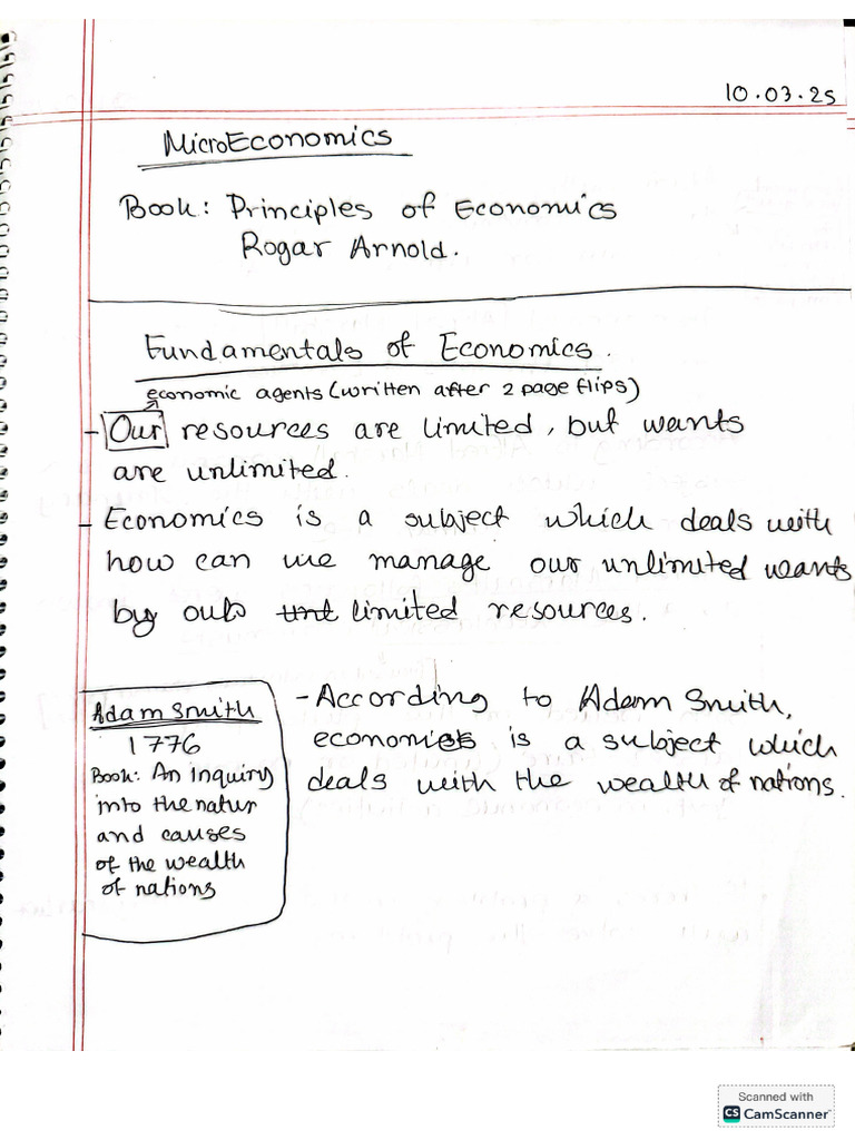 Econ Mid Classnotes | PDF