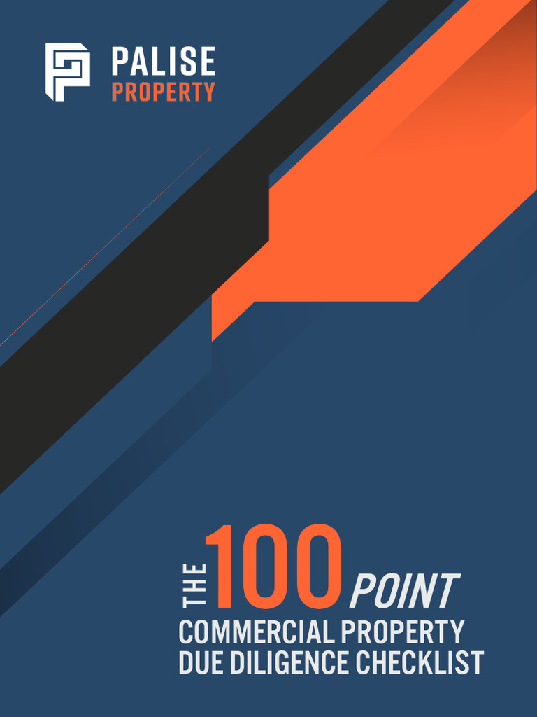 100 Point Due Diligence Checklist | PDF | Lease | Renting