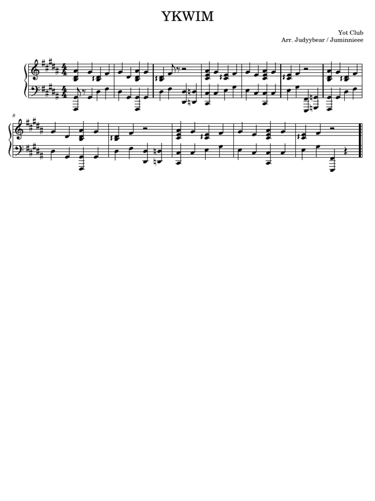 Ykwim - Yot Club | PDF