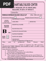 Blood Order Form | PDF | Blood | Immunology