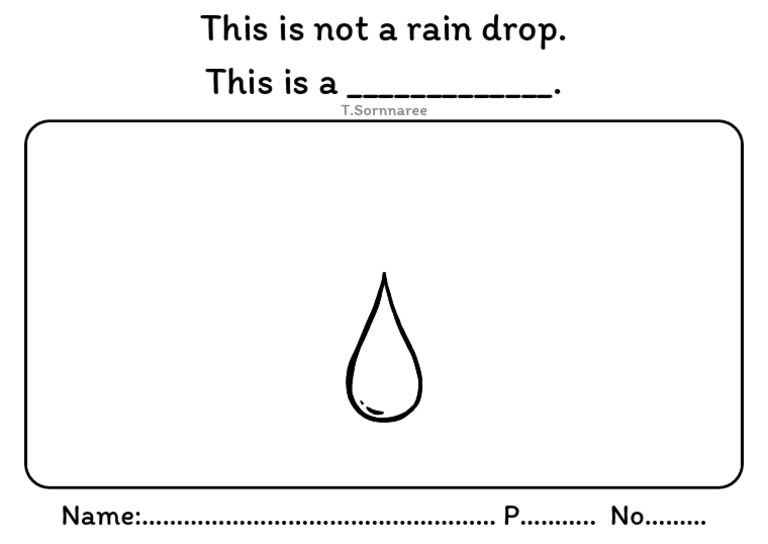 Not A Rain Drop | PDF