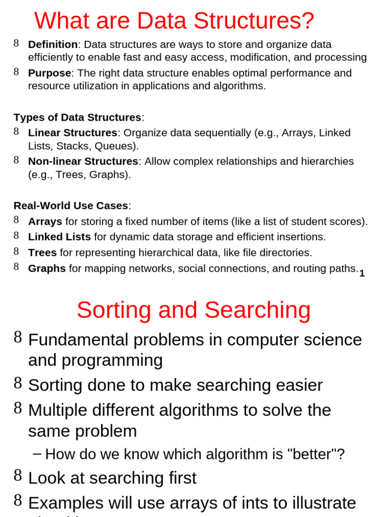 Sorting Searching DSA | PDF | Computer Science | Computing
