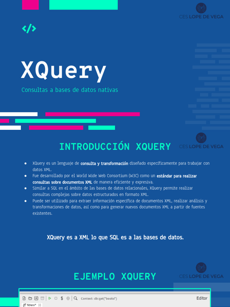 Consultas Xquery (1) | PDF | Xml | Ciencias de la Computación