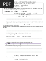 CÁCH TÍNH BIẾN THIÊN ENTHALPY CỦA PHẢN ỨNG HÓA HỌC | PDF