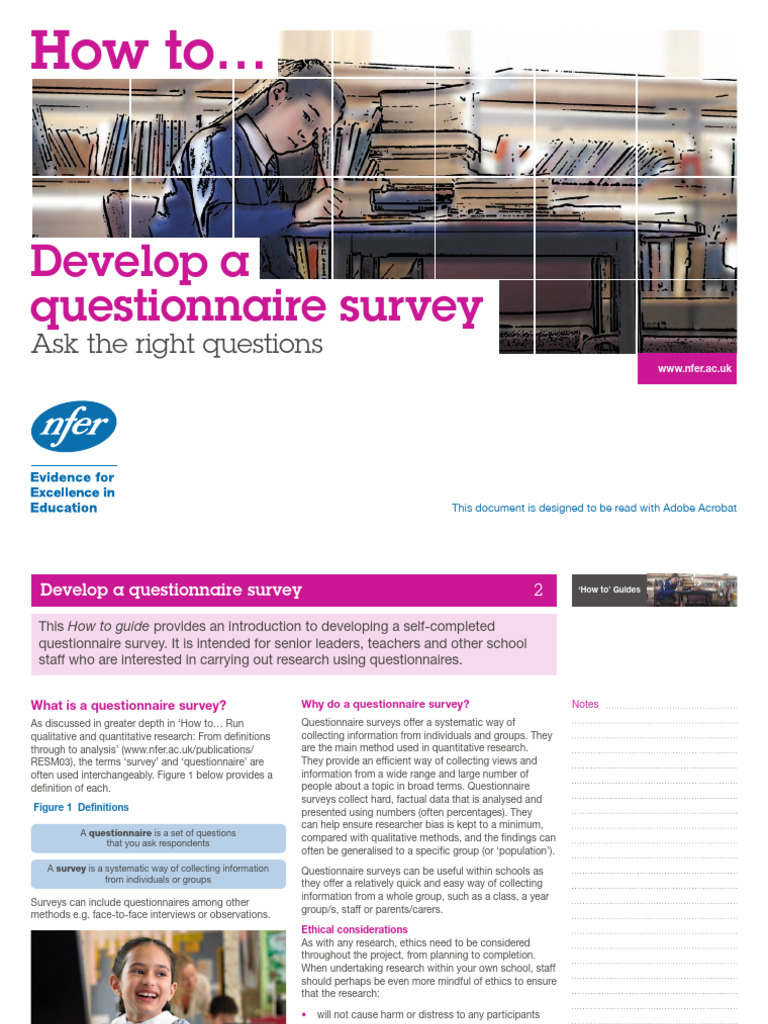 How To Develop A Questionnaire Survey Ask The Right Questions | PDF ...