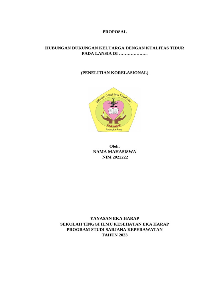 Tamplate Proposal Depan | PDF