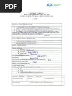 SHA HCPs CLAIM FORM-2024 | PDF | Patient | Health Care