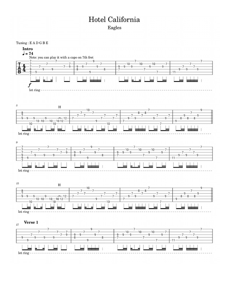 Tabs & Chords | PDF