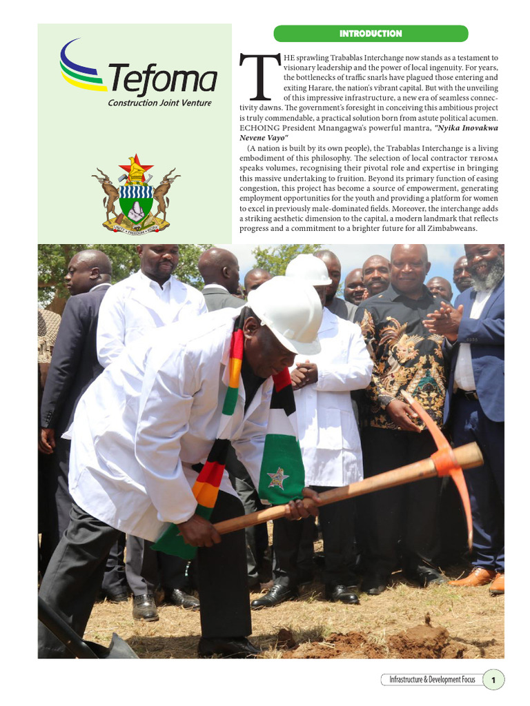 Trabablas Interchange: A Zimbabwean Triumph | PDF | Concrete | Quality ...