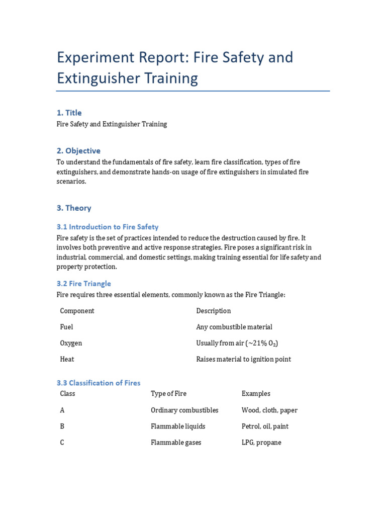 Fire Safety & Extinguisher Training Guide | PDF | Fires | Materials