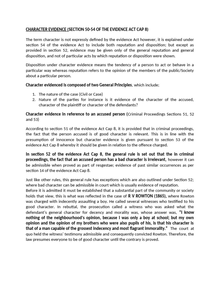 Group Five Law of Evidence1 | PDF | Witness | Prosecutor