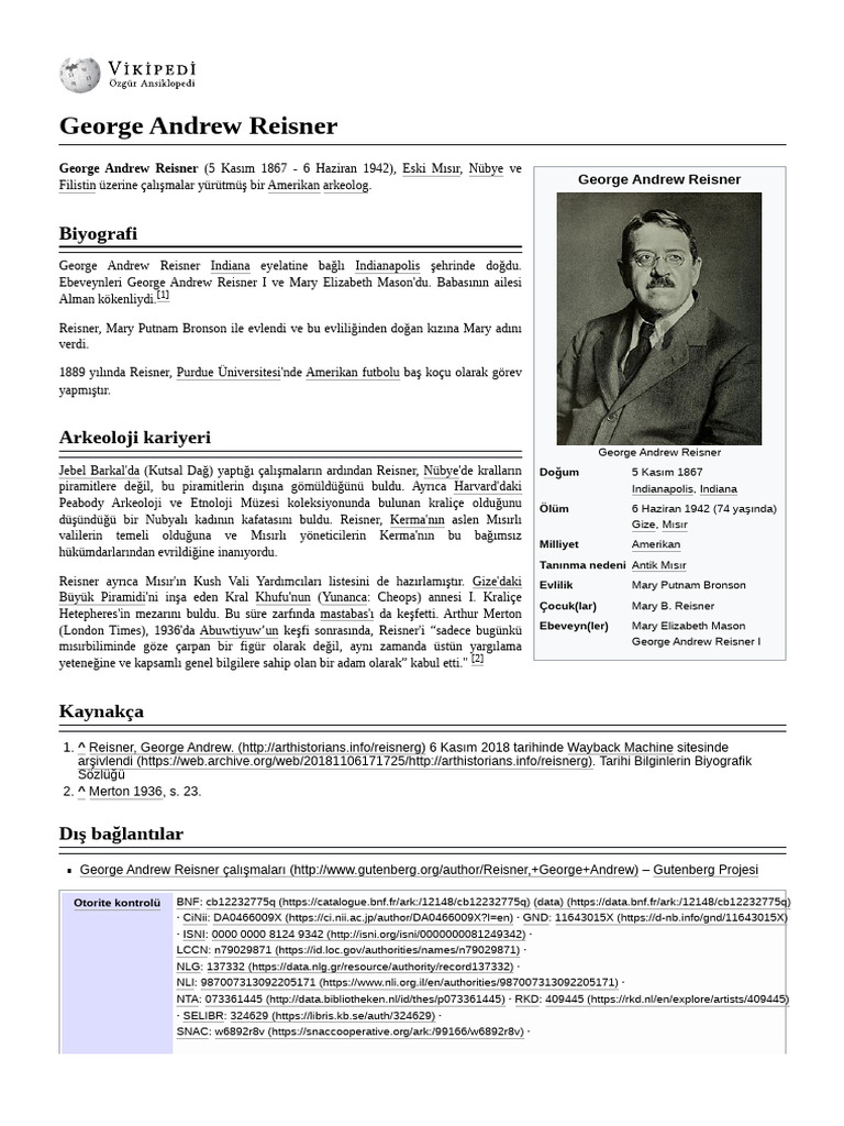 George Andrew Reisner | PDF