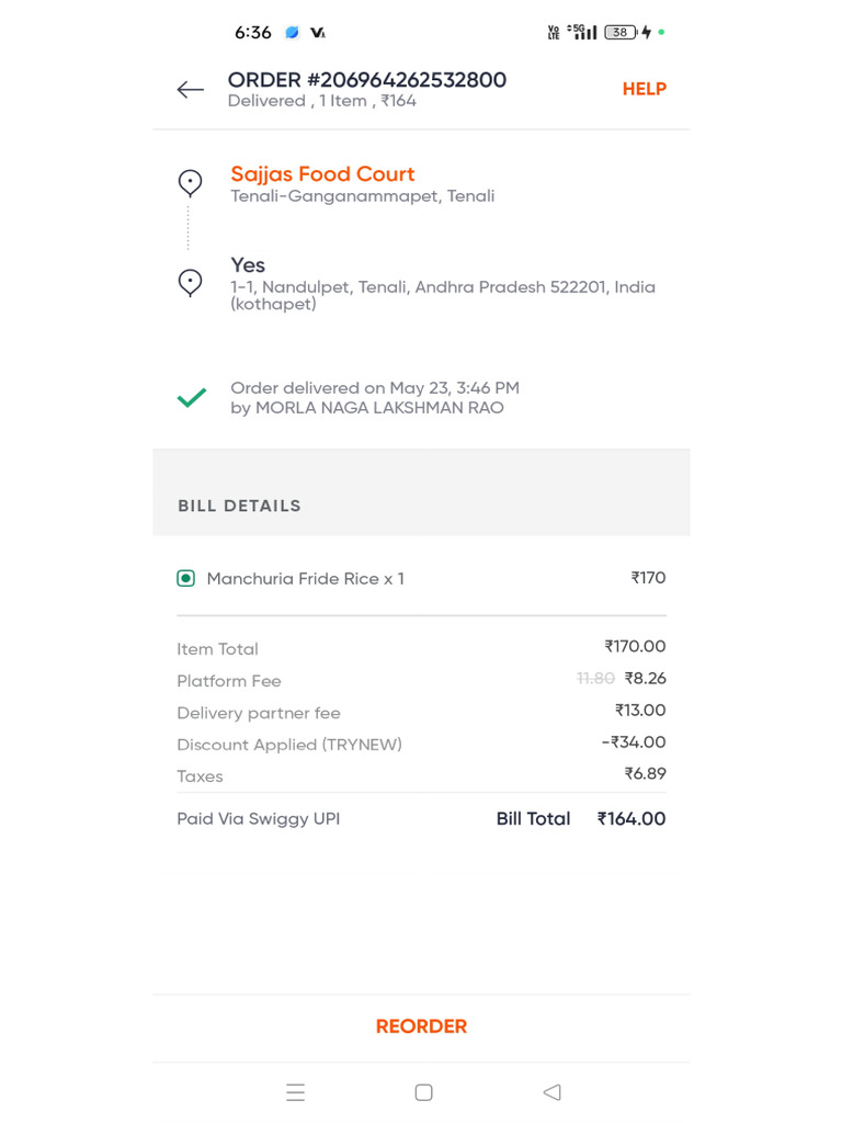 Food Bill | PDF