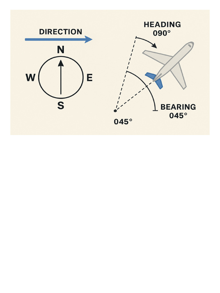 Direction Heading Bearing Illustration | PDF