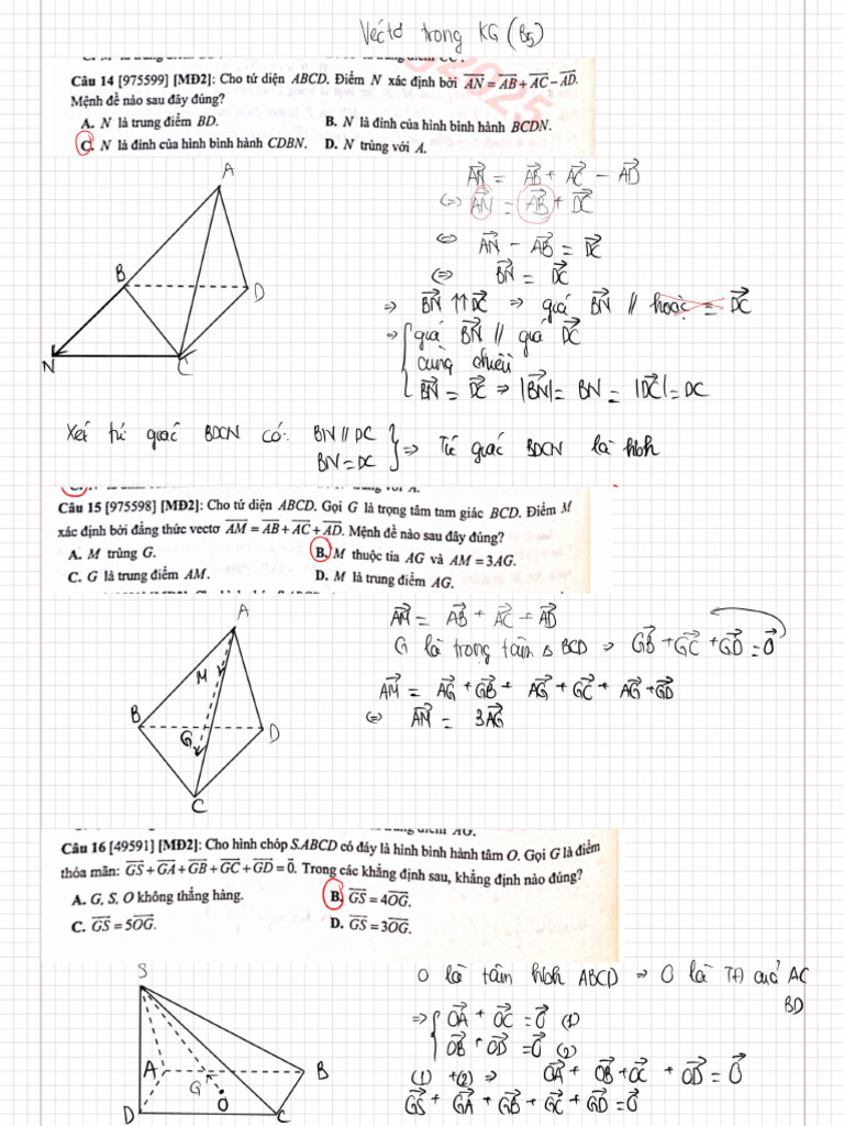 Véc Tơ Trong KG B5 | PDF