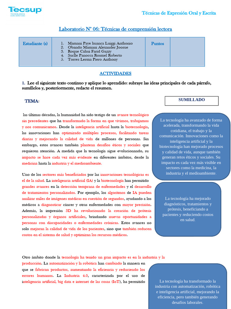 Guía de Laboratorio 6 Tarajo Grupal | PDF | Internet de las Cosas ...
