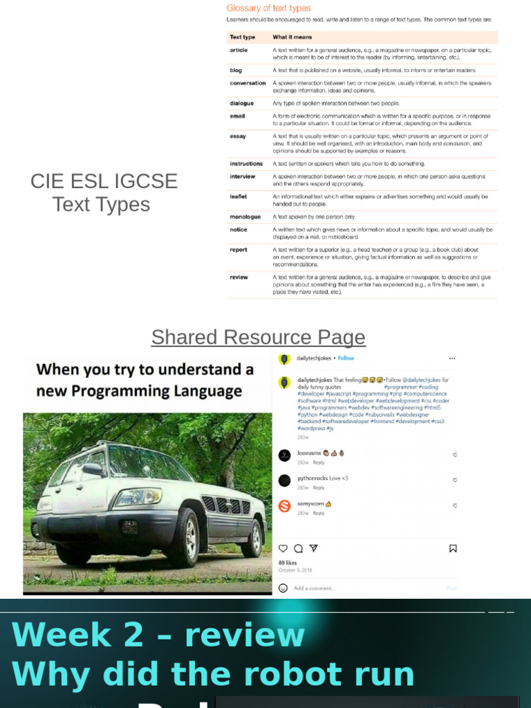 Week 2 ZD Technology and Inventions ROBOTS | PDF | Artificial ...